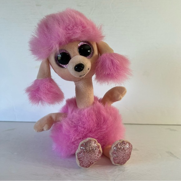 Ty | Toys | Ty Beanie Boos Pink Glitter French Poodle Camilla 9 Stuffed ...